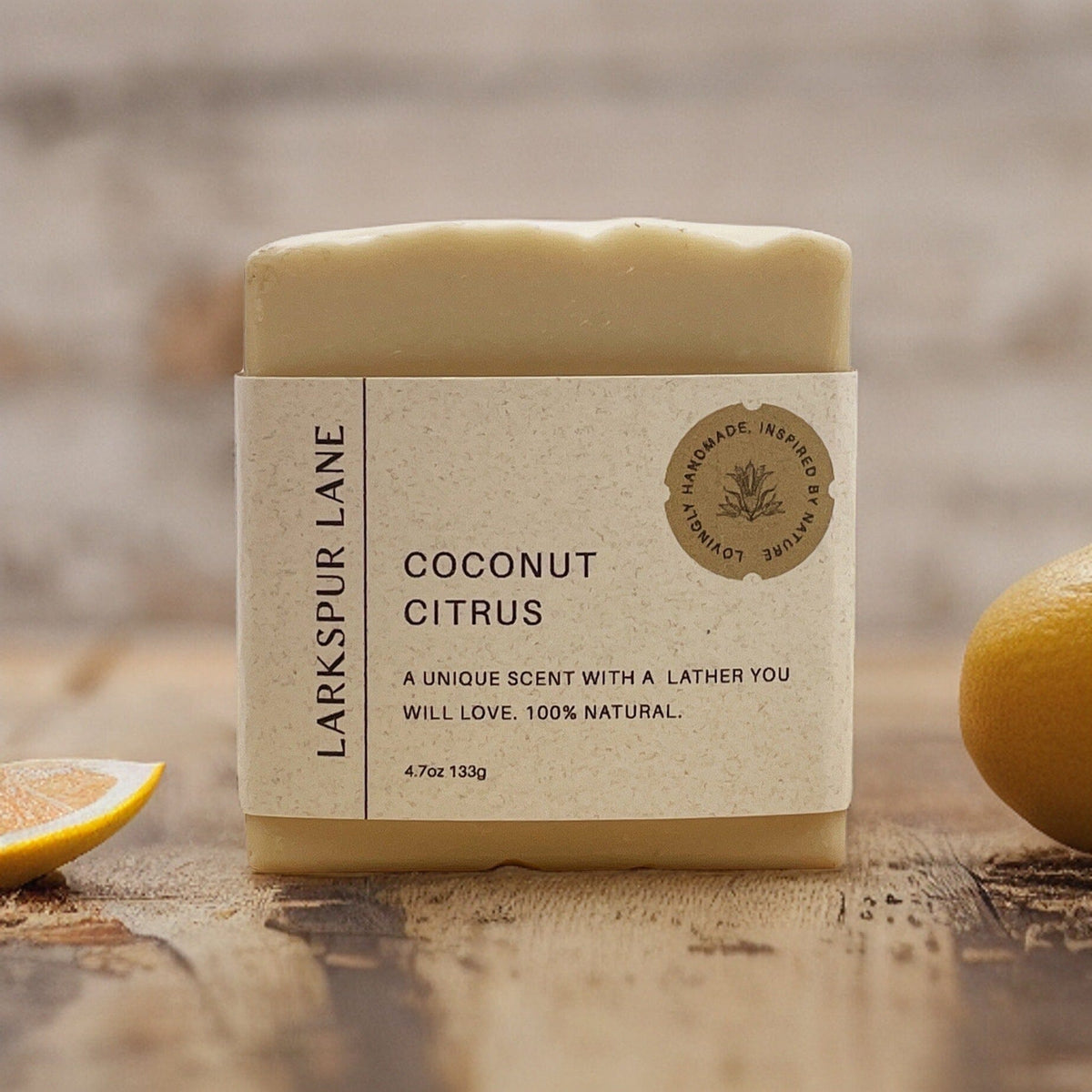 Coconut Citrus Soap | Larkspur Lane Soaps and Sundries LLC