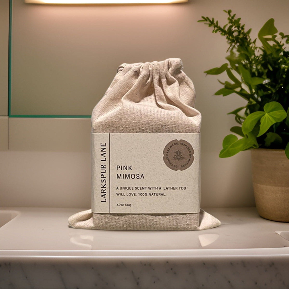 Pink Mimosa Soap | Larkspur Lane Soaps and Sundries LLC